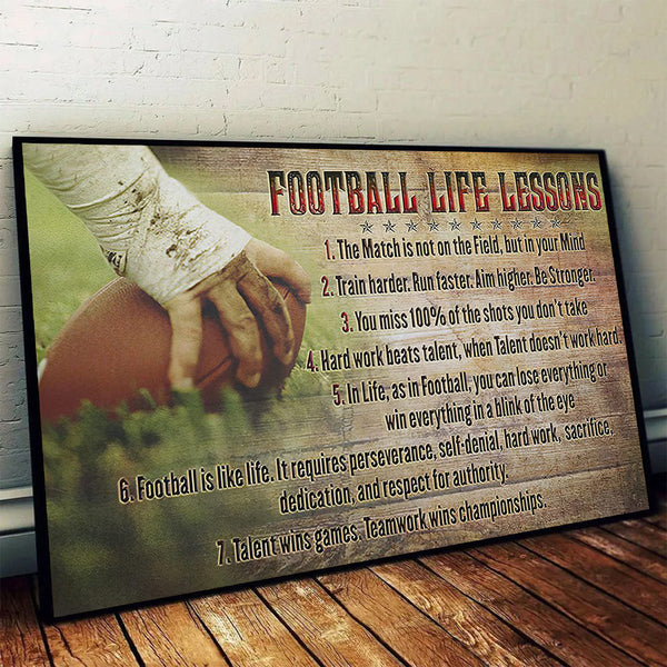 Sport Life Lessons Poster - yeetcat